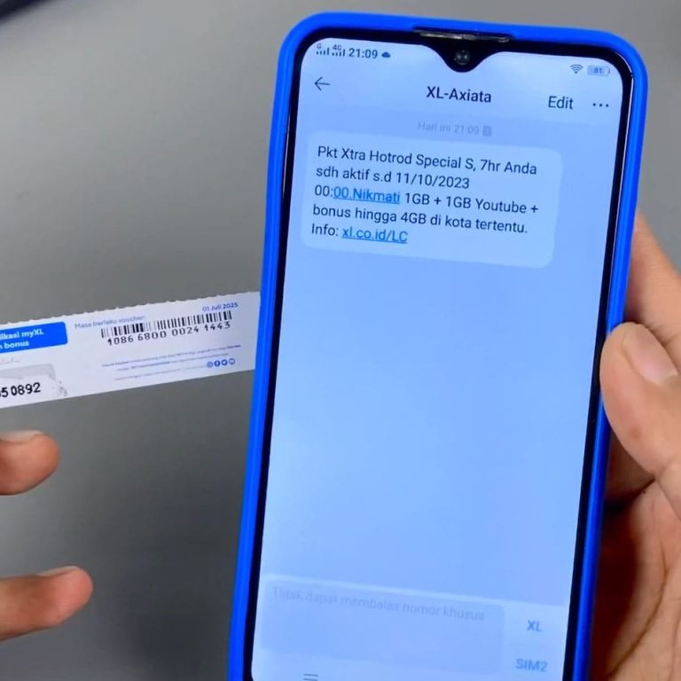 Cara Memasukkan Voucher XL lewat Telepon, SMS, dan myXL